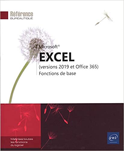 Livre Excel (versions 2019 et Office 365) - Fonctions de base | Librairie Tunisie